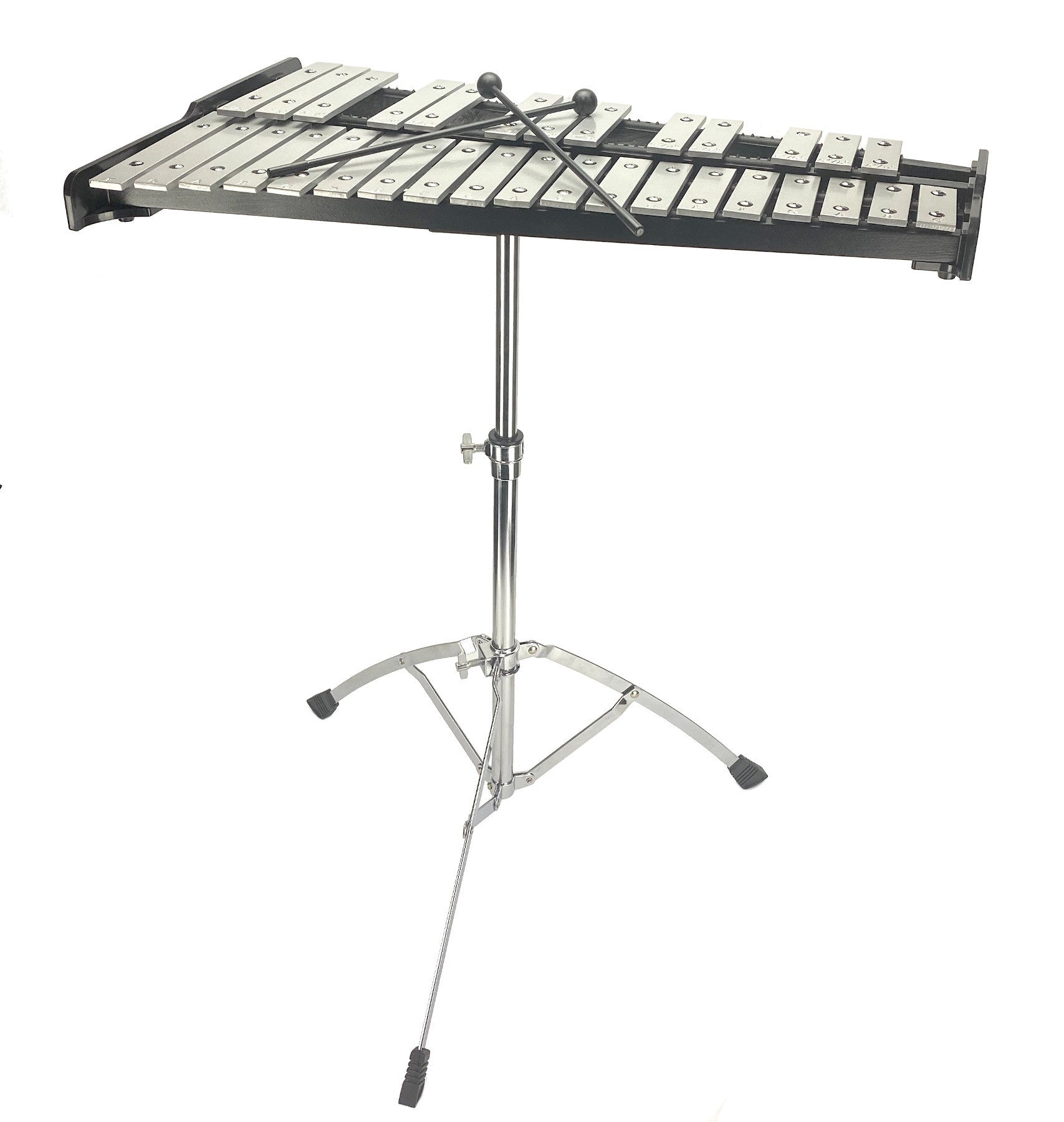 Zenison 32 Key 2.5 Octave Glockenspiel Xylophone with Stand Case and M ...