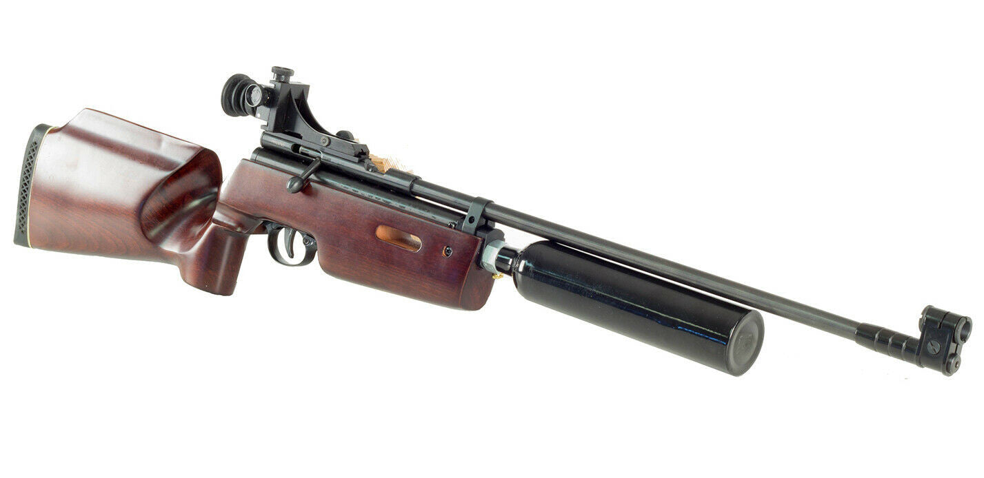Beeman SAG Competition .177 cal CO2 Tank Air Rifle Real Wood Stock AR2 ...
